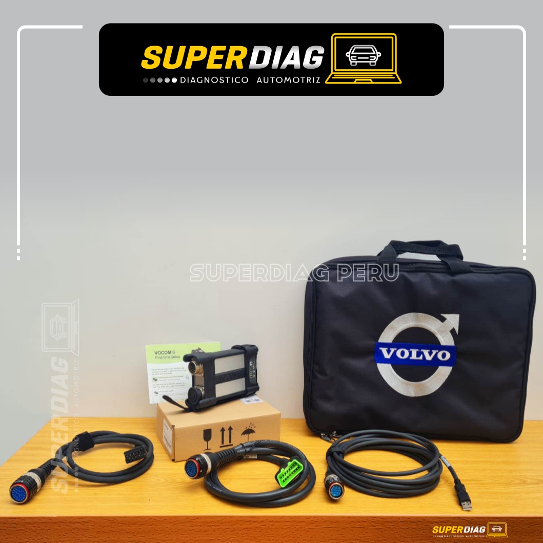 INTERFAZ VOLVO VOCOM 2 ORIGINAL CON ADAPTADORES – Superdiag