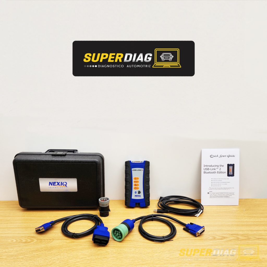 NEXIQ USB LINK 2 EDICIÓN INALÁMBRICA BLUETOOTH CON ADAPTADORES – Superdiag
