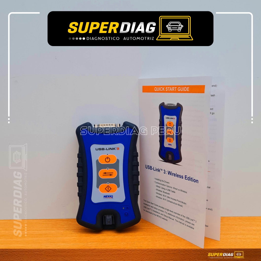 INTERFAZ NEXIQ LINK 3 WIRELESS CON ADAPTADORES – Superdiag