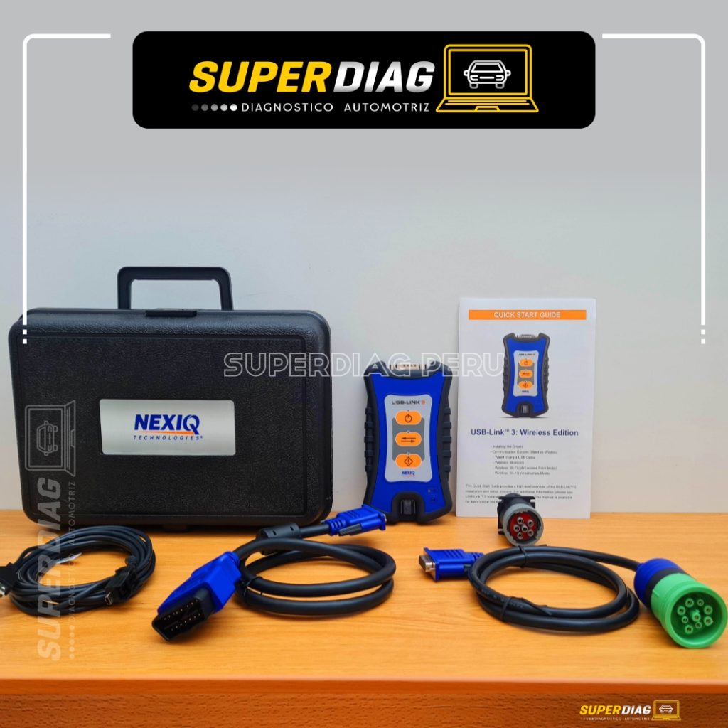 INTERFAZ NEXIQ LINK 3 WIRELESS CON ADAPTADORES – Superdiag